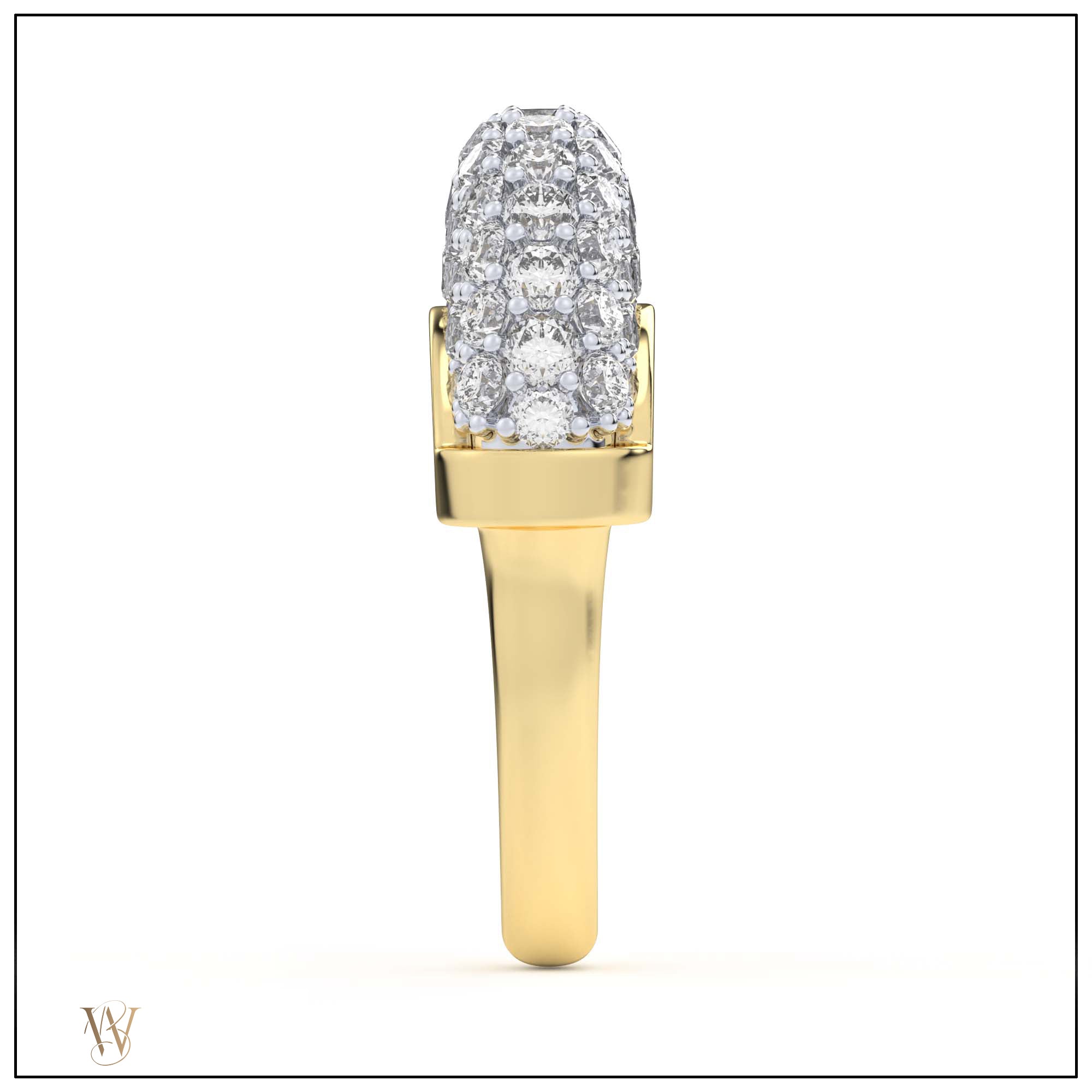 Luna Mini - Diamond Pave – Wyld Box Jewelry