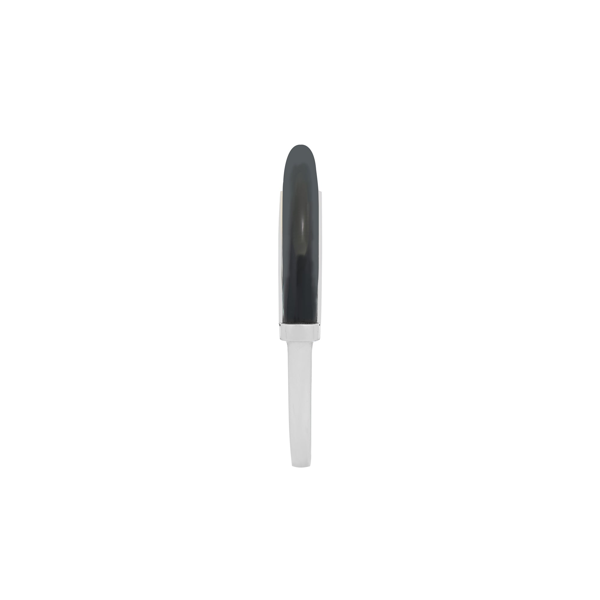 Luna Cuff - Silver Black Onyx – Wyld Box Jewelry